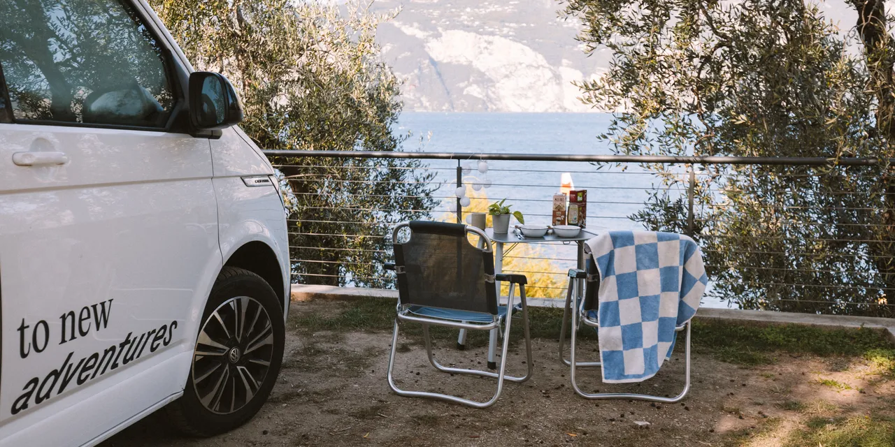Camping at Lake Como - Trip to Italy - Vanever Camper